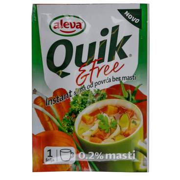 Aleva Quik instant supa od povrca bez masti 10 g | Idea