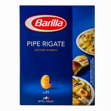 Barilla Pipe Rigate testenina od krupice 500g | Idea