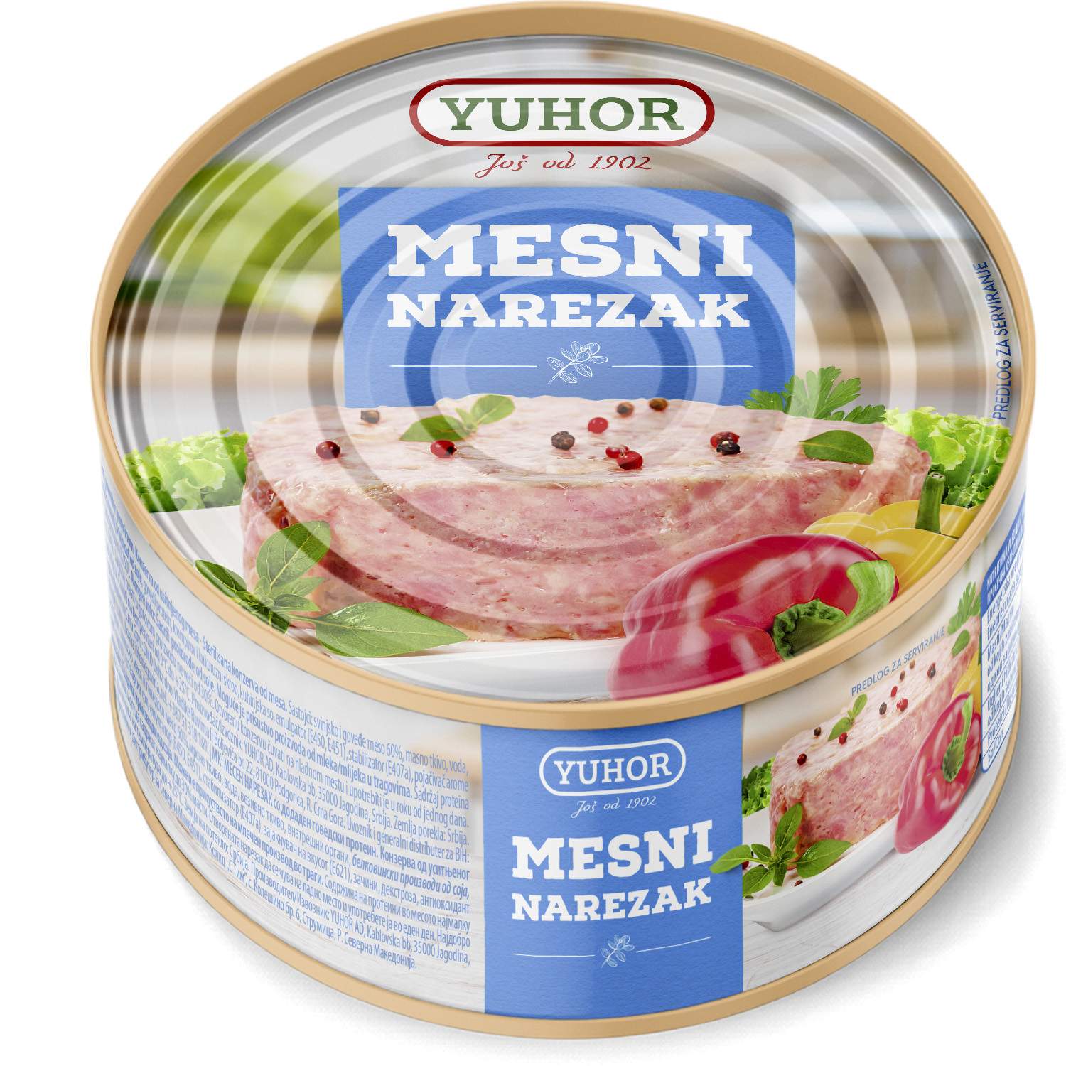 Yuhor mesni narezak limenka 150 g Yuhor | Idea