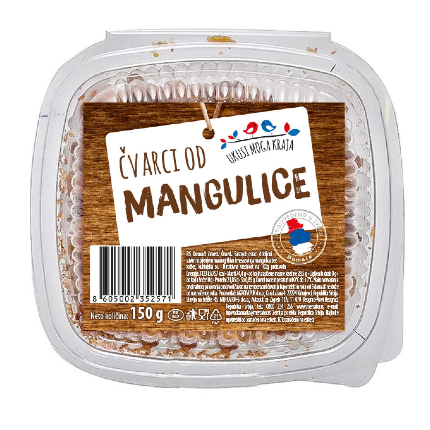 UMK čvarci domaći mangulice 150g | Idea