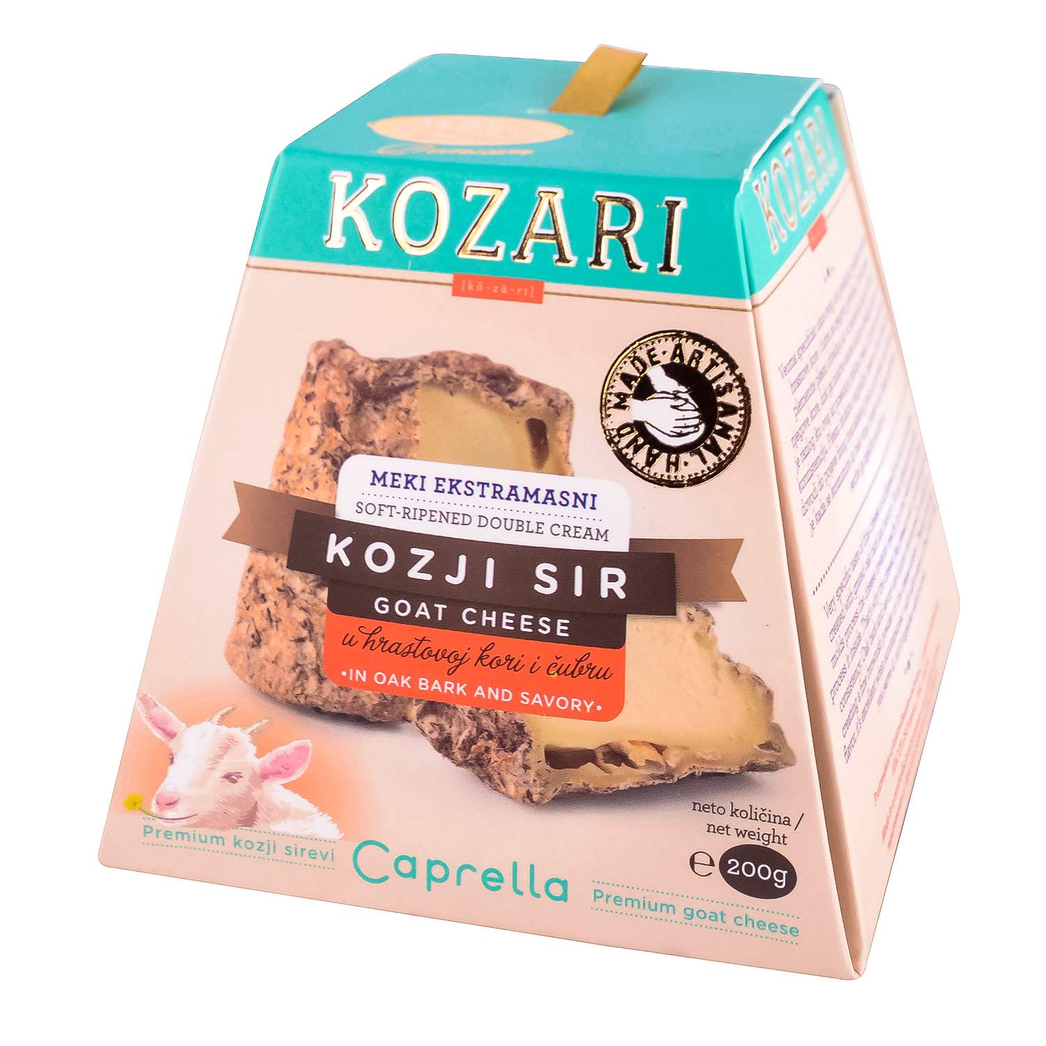 Kozari sir kozji meki 60% hrast kora 200g Beocapra | Idea
