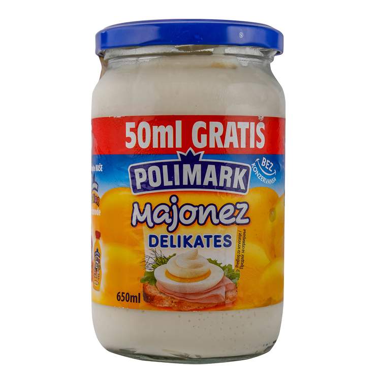 Polimark majonez delikates 50ml grats 650ml | Idea