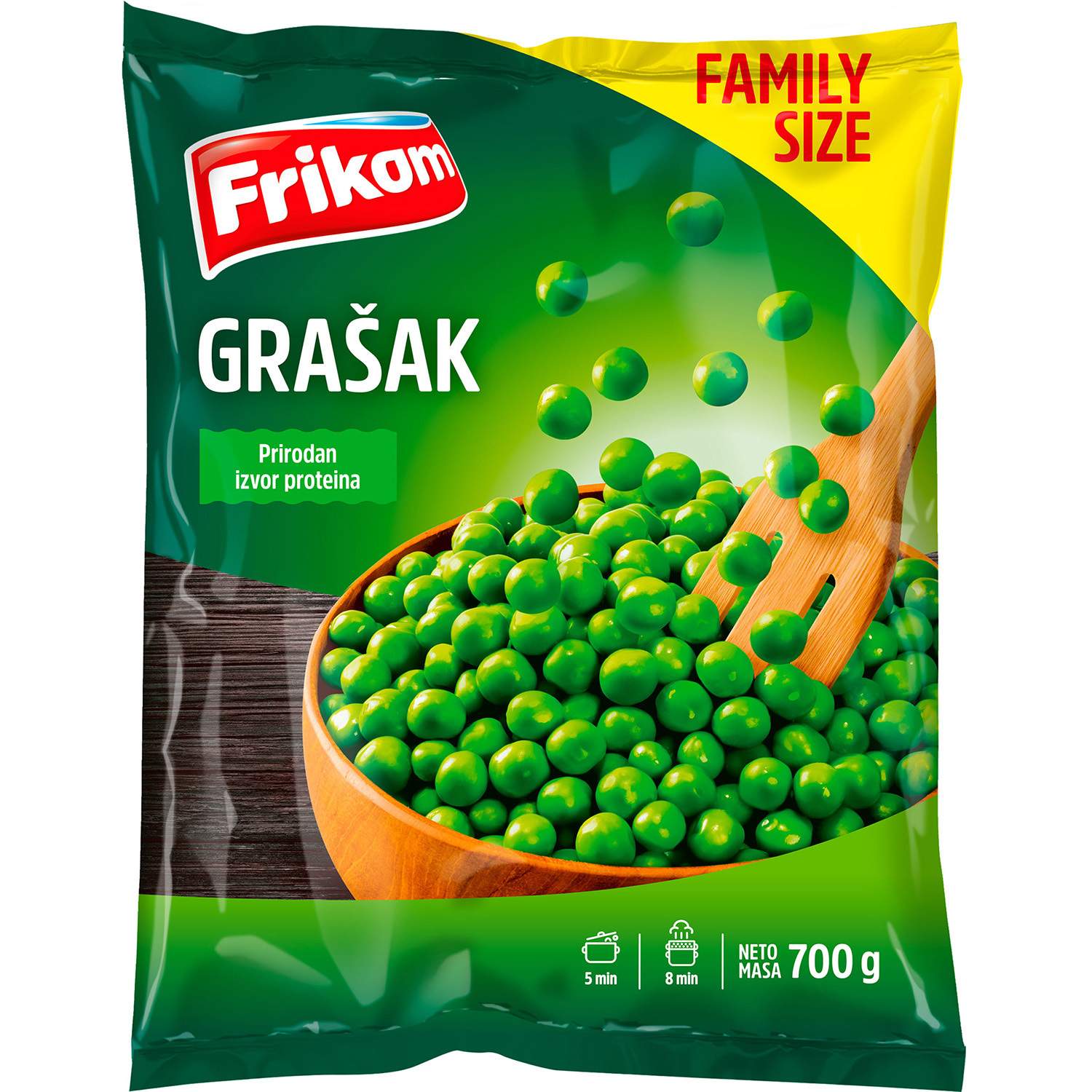 grašak family 700g frikom | Idea