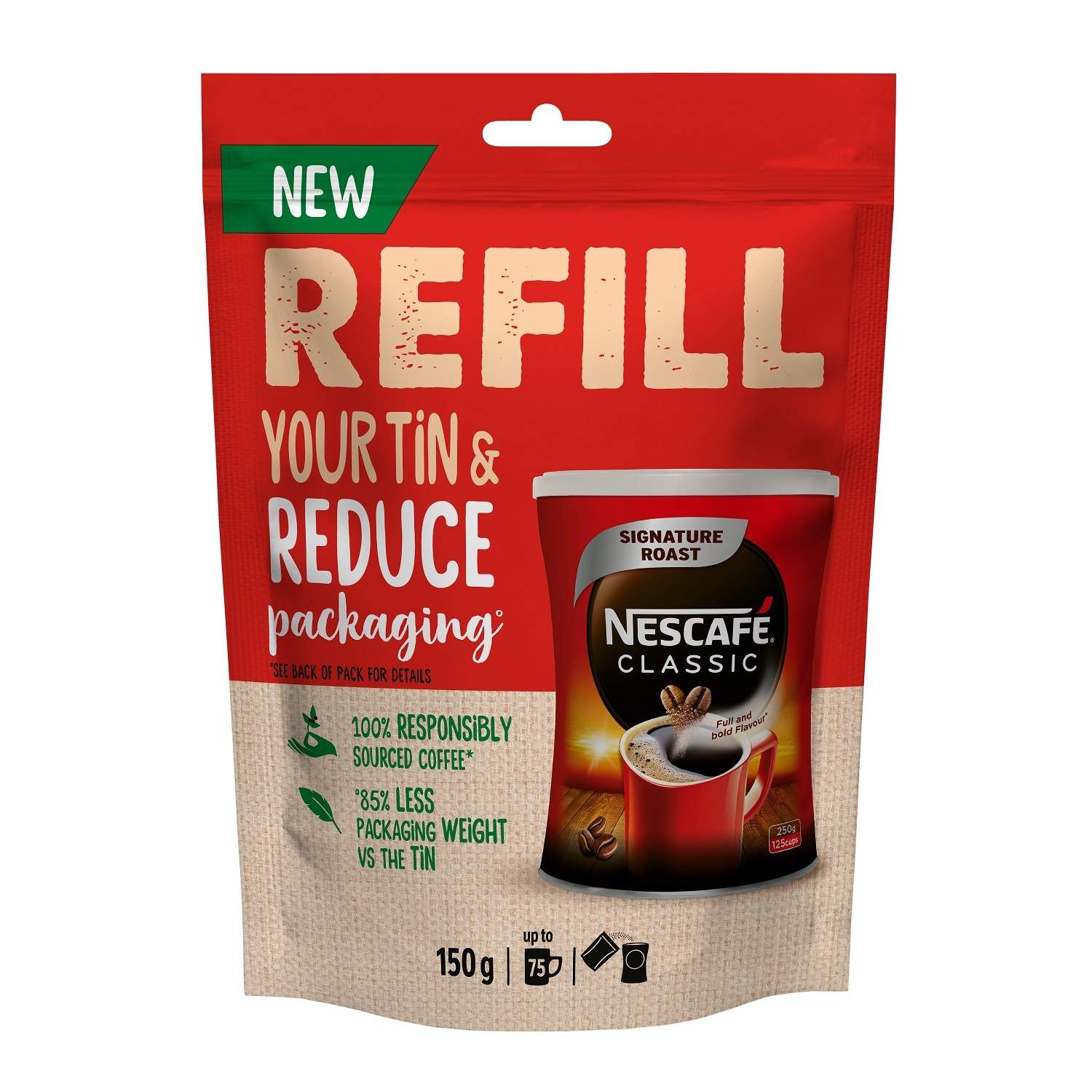 Nescafe inst classic refill 150g nescafe | Idea