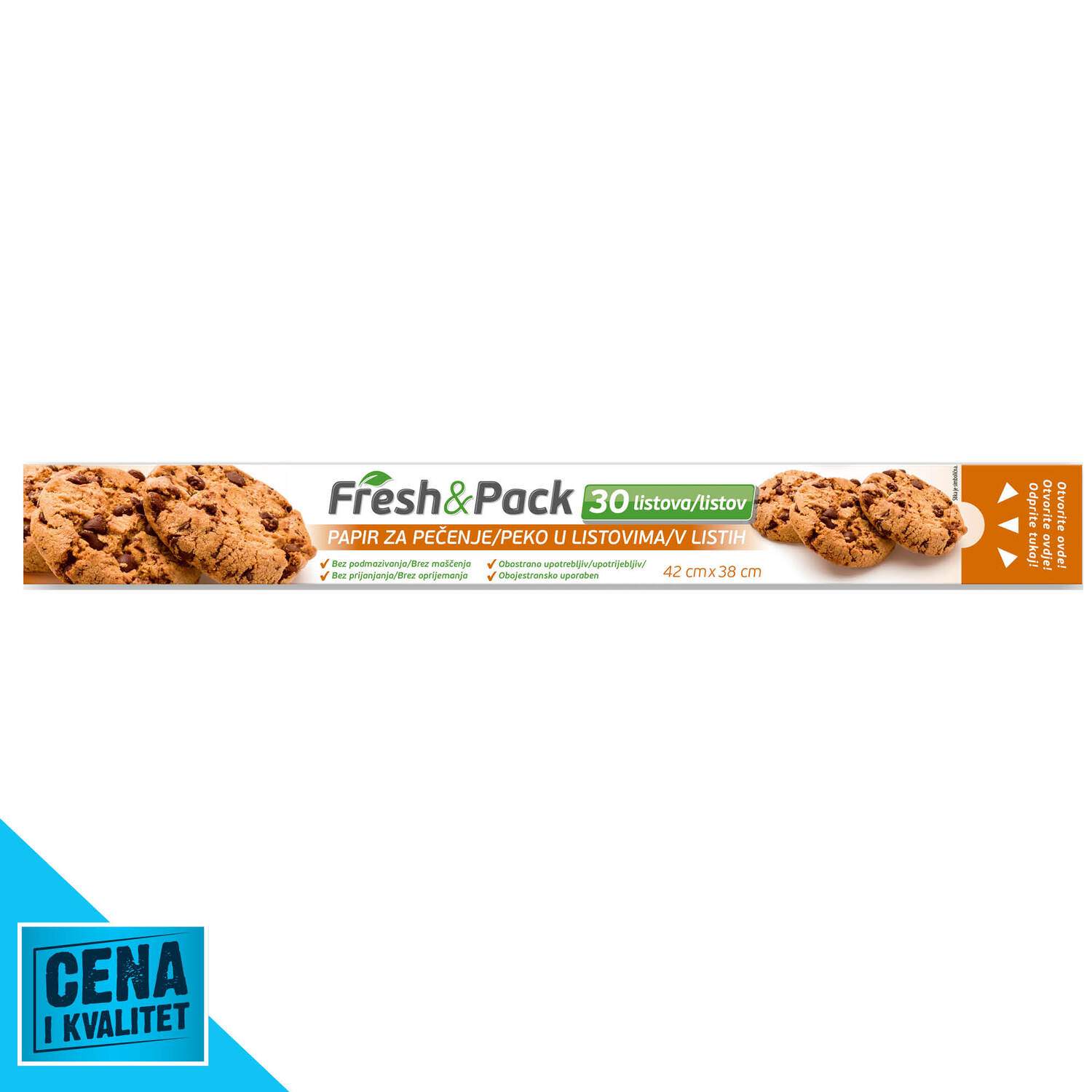 Fresh&pack papir za pečenje 30/1 fresh&pack | Idea